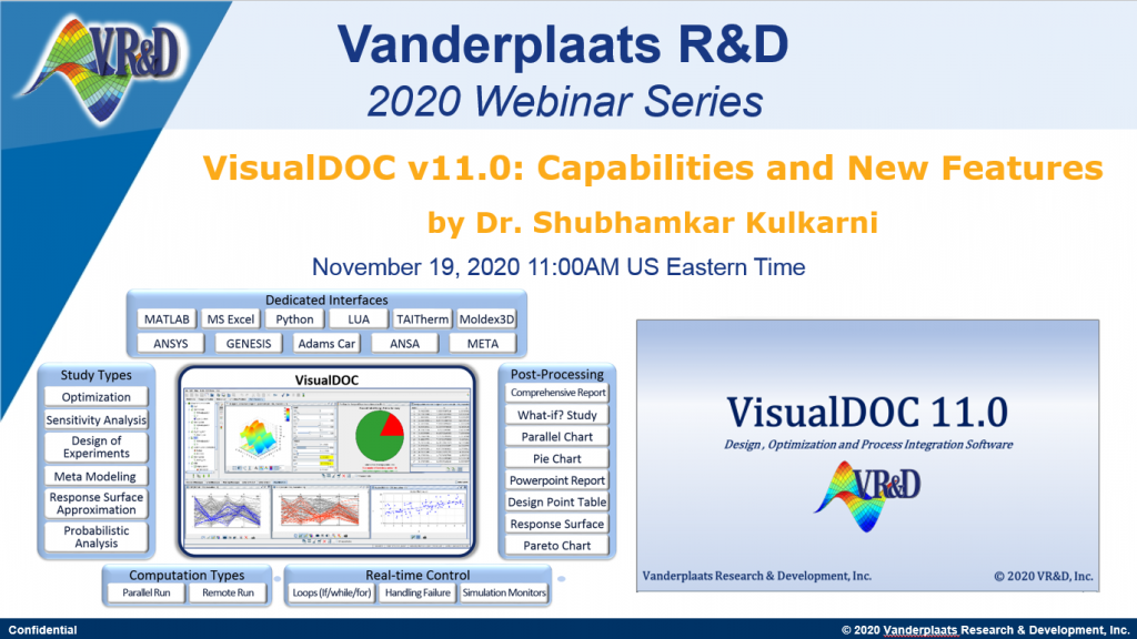VisualDOC v11.0: Capabilities and New Features - Vanderplaats